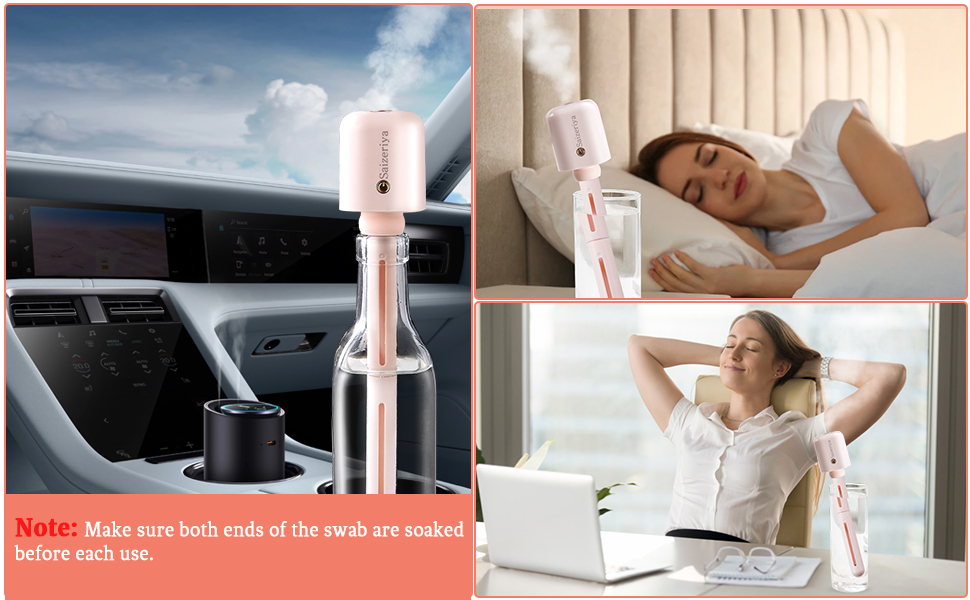 Amazon.com: Mini Portable Humidifier, travel humidifier, Small USB ...