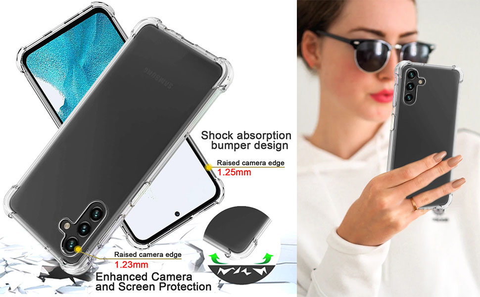 Amazon.com: for Samsung A54 5G Case, Samsung Galaxy A54 Case with Screen Protector, Shockproof ...