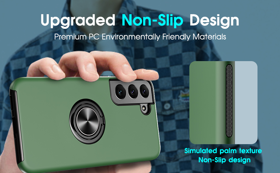 Amazon.com: Gritup for Samsung Galaxy S22+ Plus Case with HD Screen Protector, [Military Grade ...