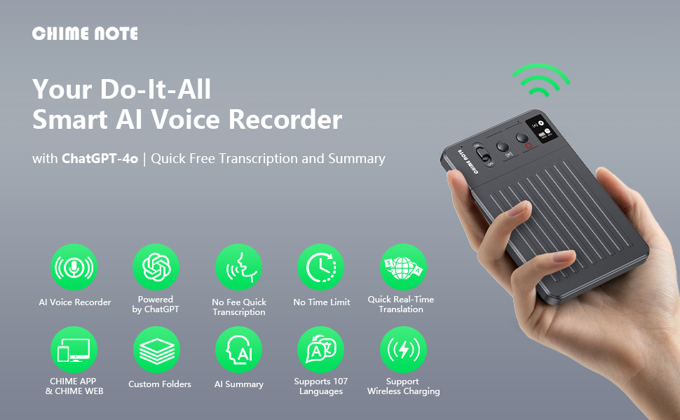 Amazon.com: AI Voice Recorder, Audio Recorder, No Fee Transcribe ...