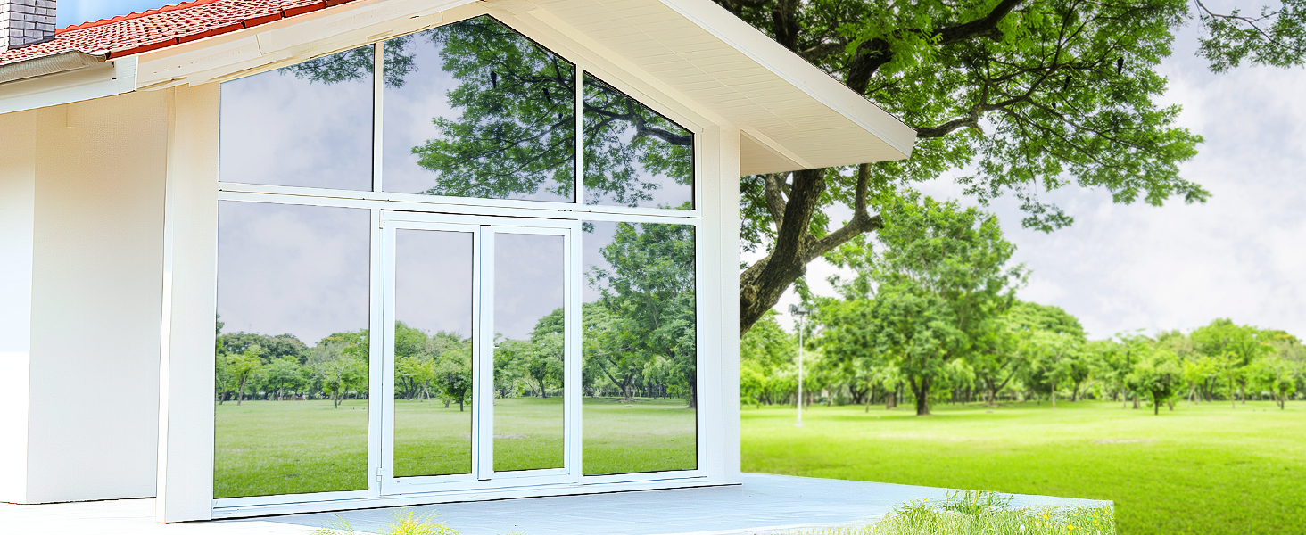 Amazon.com: DUOFIRE One Way Window Film Privacy See Out Not in Heat Blocker Window Tint ...