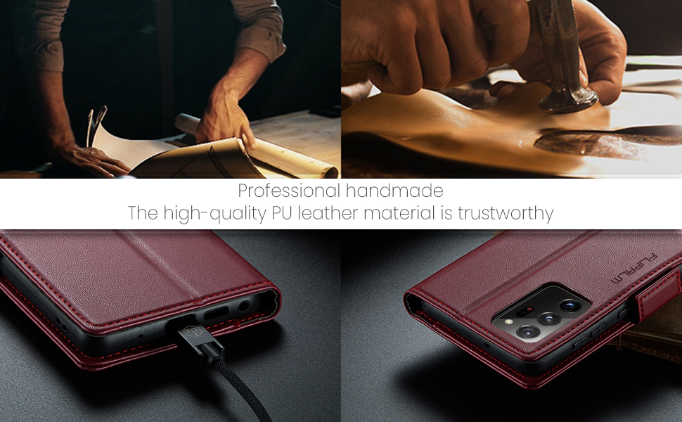 Amazon.com: FLIPALM for Samsung Galaxy Note 20 Ultra 5G Wallet Case with RFID Blocking Credit ...