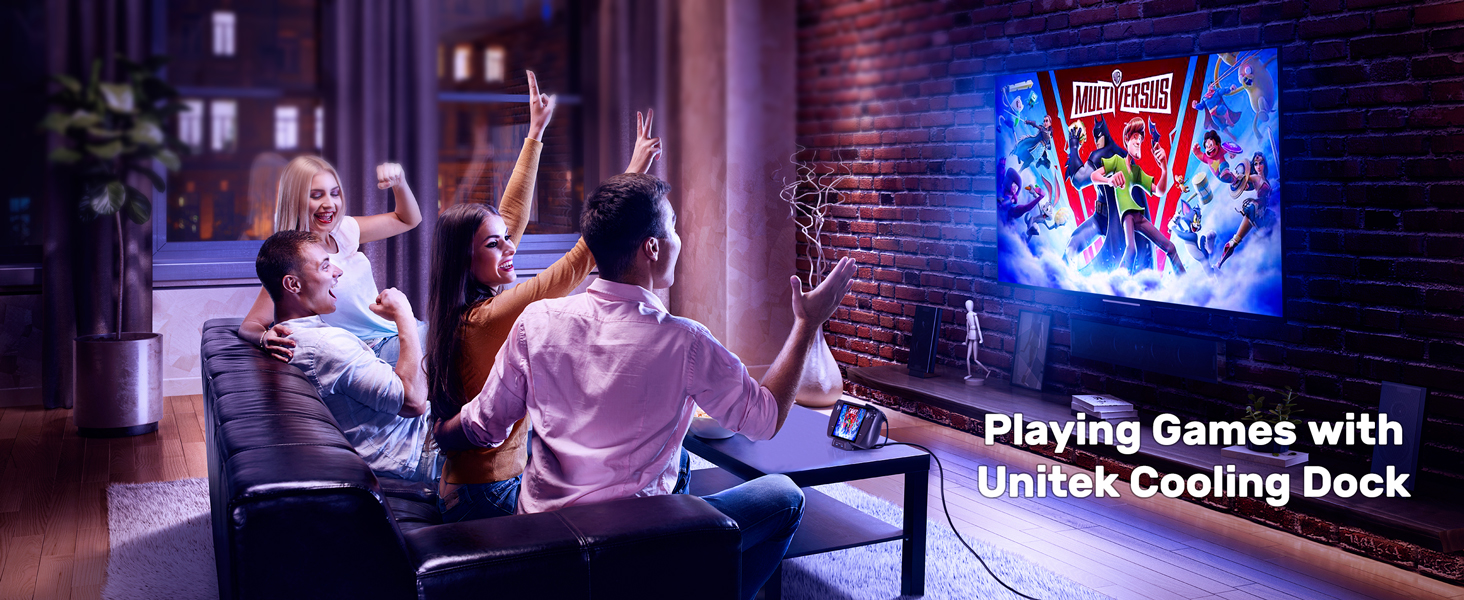 Amazon.com: Unitek ROG Ally/Steam Deck Docking Station - Cooling Charging Dock with Gigabit ...