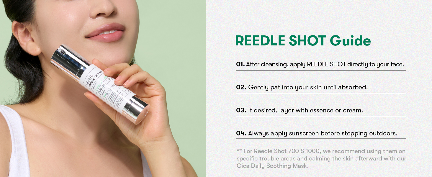 Amazon.com: VT COSMETICS CICA Reedle Shot 300 Essence | Intensive Face Essence, Centella Complex ...