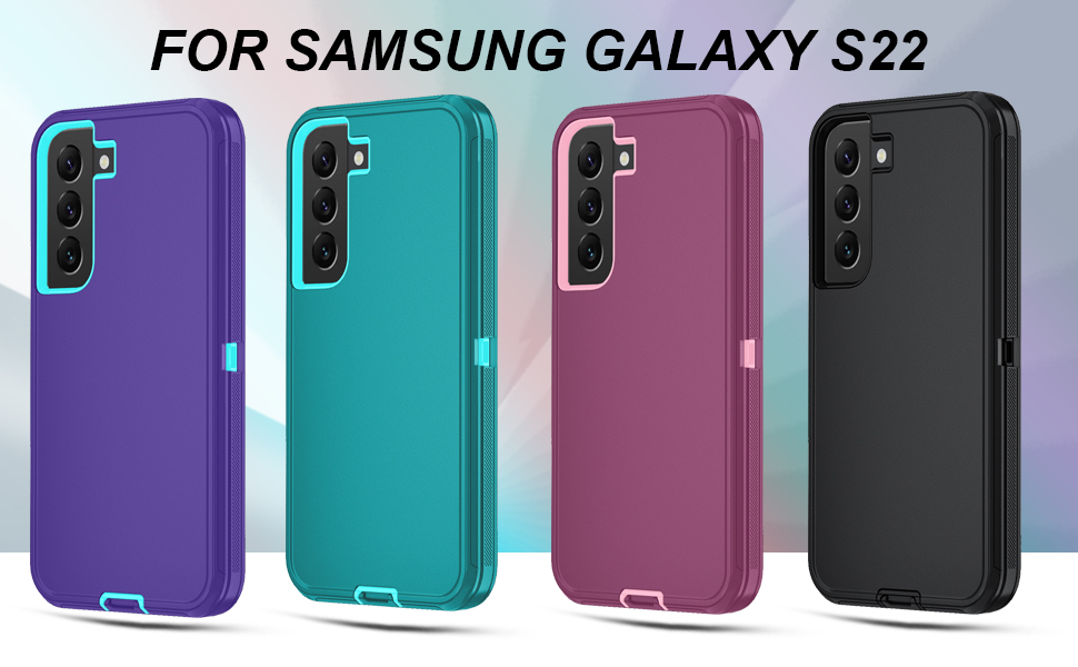 Amazon.com: ONOLA Phone Case for Samsung Galaxy S22 Case with HD Screen Protector, Heavy Duty ...