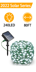 Ollny Christmas Lights Outdoor 800LED/262FT Super Long String Lights ...