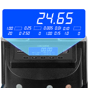 Amazon.com : Coin Counter Coin Sorters Machine - with LCD Display for USD Coin 1￠ 5￠ 10￠ 25￠ $1 ...