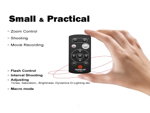 AODELAN Camera Remote Control Shutter Release for Nikon ZFC, Z50, COOLPIX P1000, B600, A1000 ...