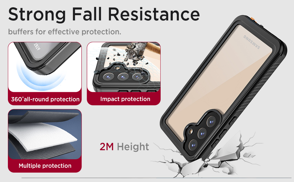 Amazon.com: Miimall for Samsung Galaxy S25 Plus Case Waterproof,IP68 Underwater,360 Full Heavy ...