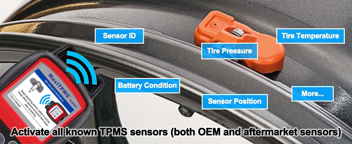 Amazon.com: Autel MaxiTPMS TS508WF KIT TPMS Programming Tool, with $180 ...