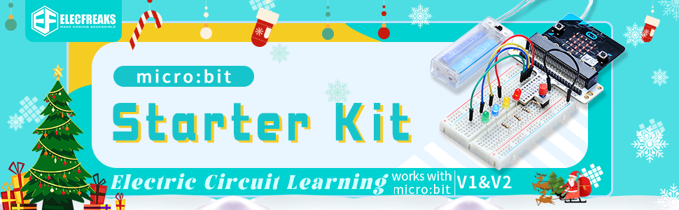 Amazon.com: ELECFREAKS microbit Starter Kit for Kid 24 Accessories Micro:bit Basic Coding ...