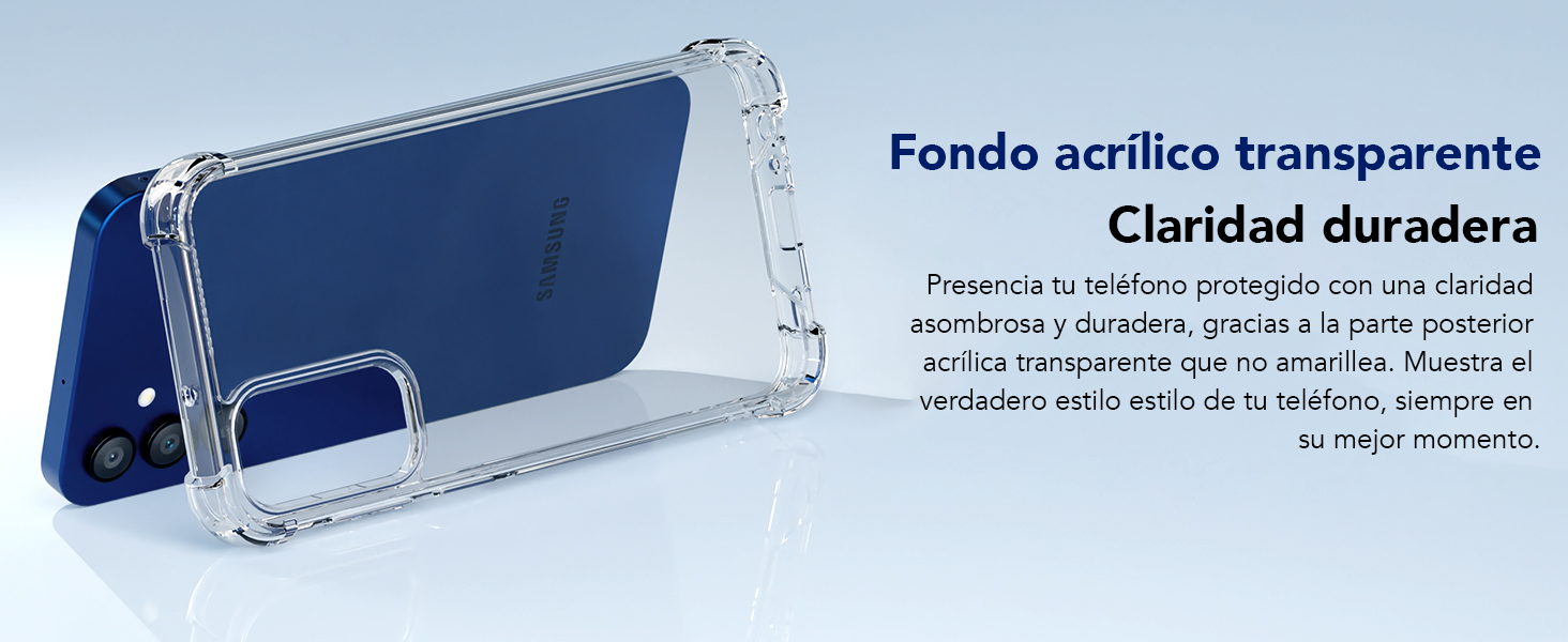 USTIYA Funda Mica para Samsung Galaxy A25 5G 6.5 Pulgadas Case Acrílico Uso Rudo Cover Carcasa ...