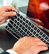 Amazon.com: Kuzy Spanish MacBook Pro Keyboard Cover 2025 2024 2023 2022 14 inch 16" M4 M3 M1 M2 ...