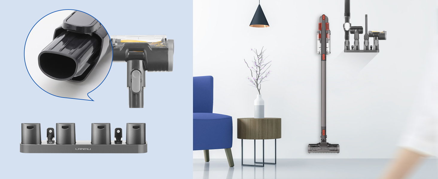 Amazon.com: LANMU Wall Mount Accessory Holder Compatible with Shark IX141 IZ363HT IZ362H Pet ...