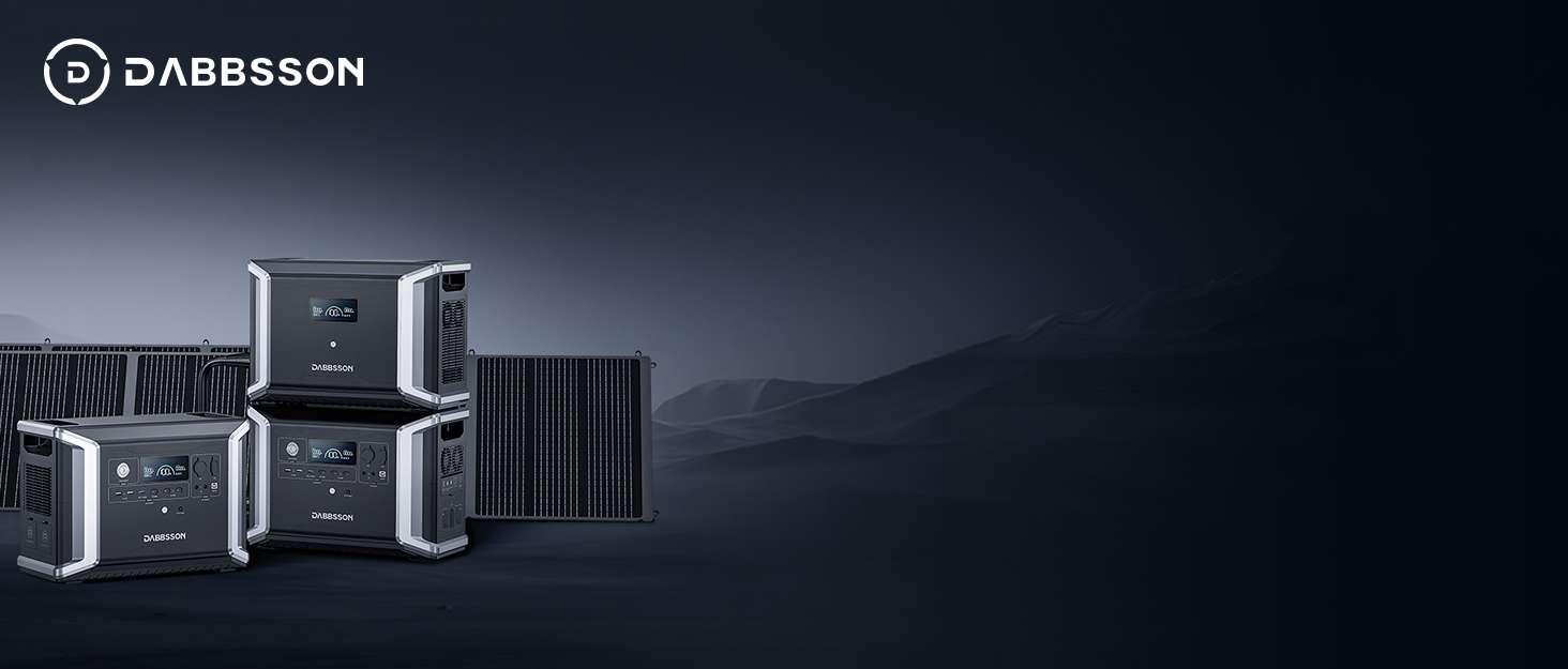 Dabbsson 5.33 kWh Expandable Power Station DBS2300 with DBS3000B Extra Battery, 5 X 2200W AC ...