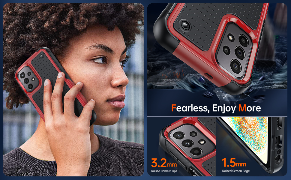 Amazon.com: LeYi for Samsung Galaxy A32 5G Case, Galaxy A13/ A32/ A23 5G 4G Case with 2 Pack ...