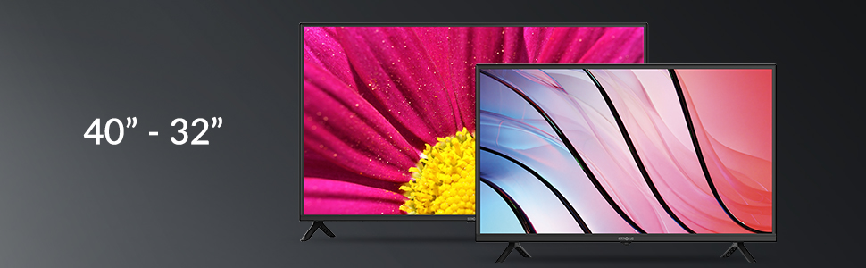 STRONG - Télévision HD 32" (80 cm) SRT32HF2003 - Triple Tuner Intégré - 2 Ports HDMI (1 Arc) + 1 ...