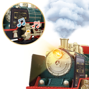 Amazon.com: Remote Control Train Set - Electric R/C Train Toy for Kids w/ Smokes,Lights & Sound ...