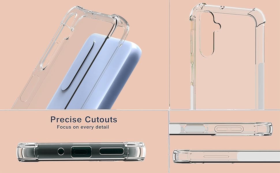 Amazon.com: Smileray for Samsung Galaxy A05 Case Clear Unisex Shockproof Flexible TPU Slim Fit ...