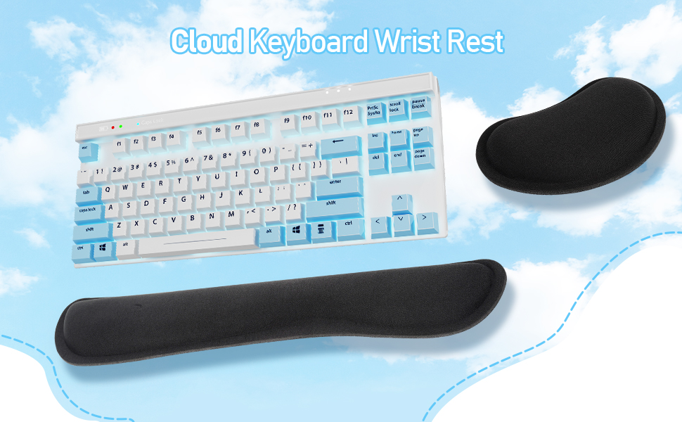 Amazon.com : XWLR Keyboard Wrist Rest, Memory Foam Wrist Rest for ...