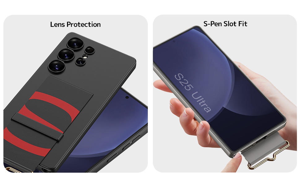 Amazon.com: NINKI for Samsung Galaxy S25 Ultra Phone Case Strap Men,Slim Phone Case for Samsung ...