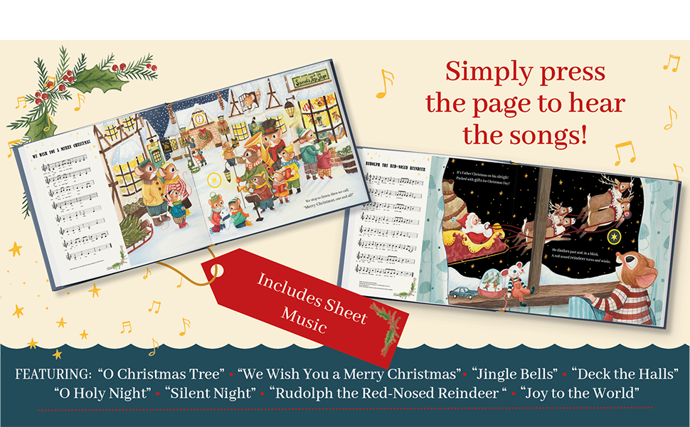 Amazon.com: The Christmas Songbook: Sing Along to Eight Classic Carols ...