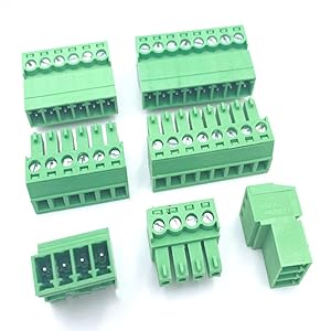 JHCBKFF 10 Set 2 Pin 3.81mm Pitch PCB Mount Screw Terminal Block ...