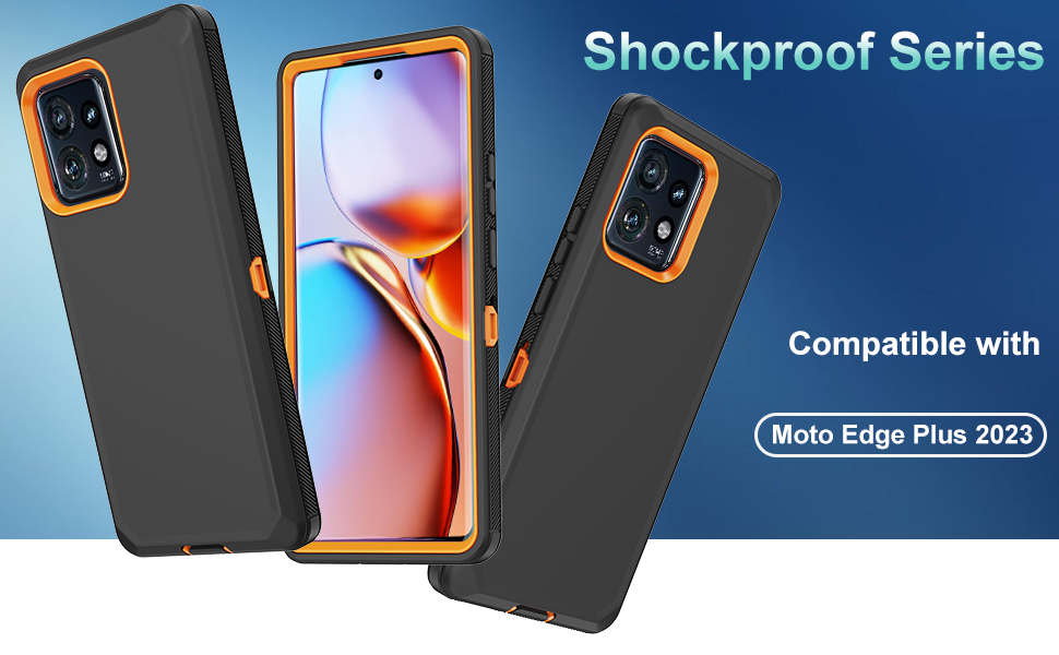 Amazon.com: Aimoll-88 for Moto Edge Plus 2023 Case, with Screen Protector Heavy Duty Drop ...