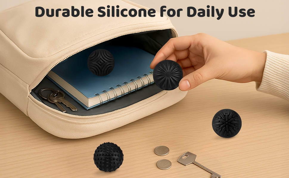 Amazon.com: Magnetic Sensory Fidget Balls – 4PC Medium Weighted Textured Silicone Stress Relief ...