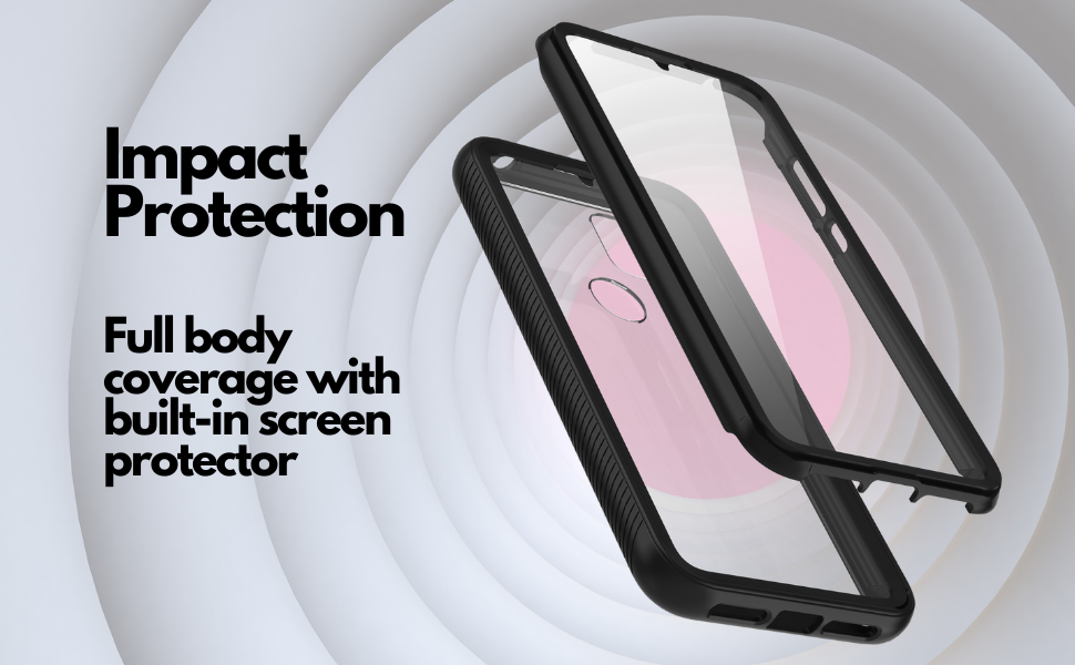 Amazon.com: CBUS Heavy-Duty Phone Case with Built-in Screen Protector Cover Compatible with T ...