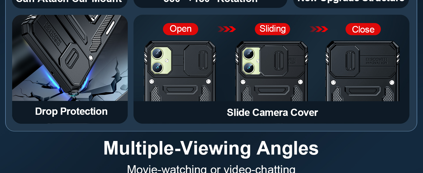 Amazon.com: LeYi for Samsung Galaxy A05 Phone Case: Samsung A05 Case with 2X Tempered Glass ...