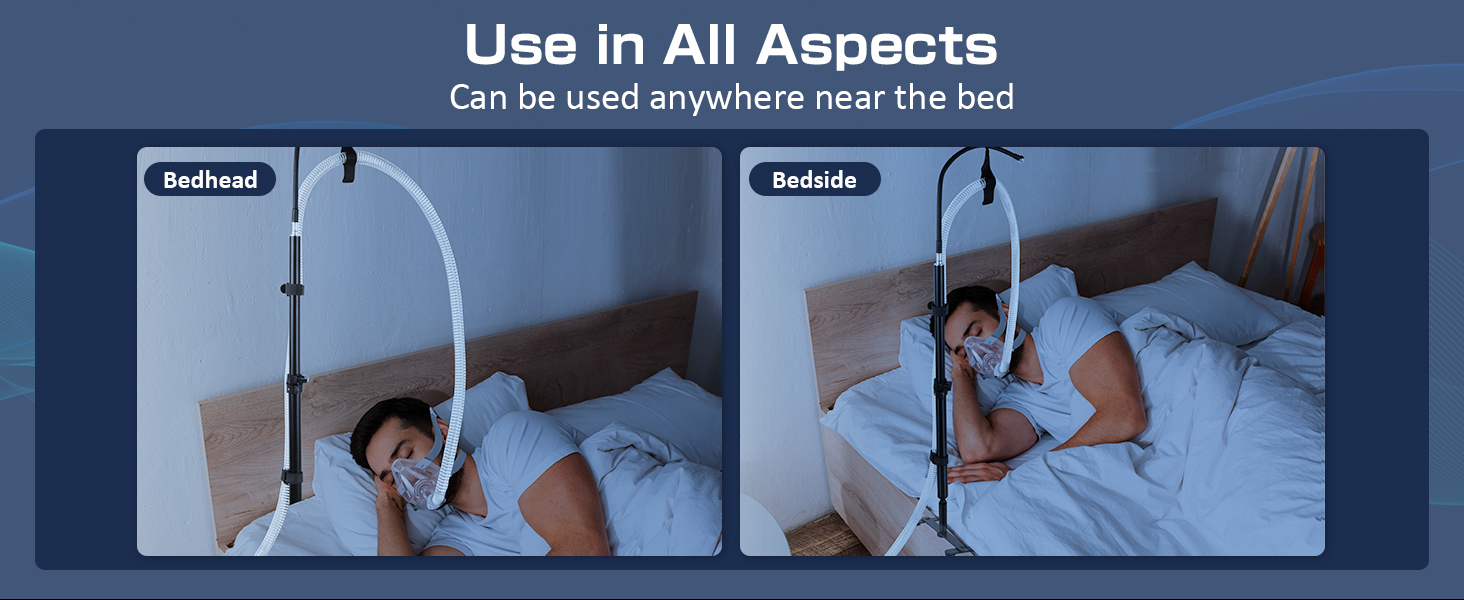 Amazon.com: IKSTAR CPAP Hose Holder for Bed, Retractable Bedside CPAP Hose Tube Hanger, Lasts 10 ...