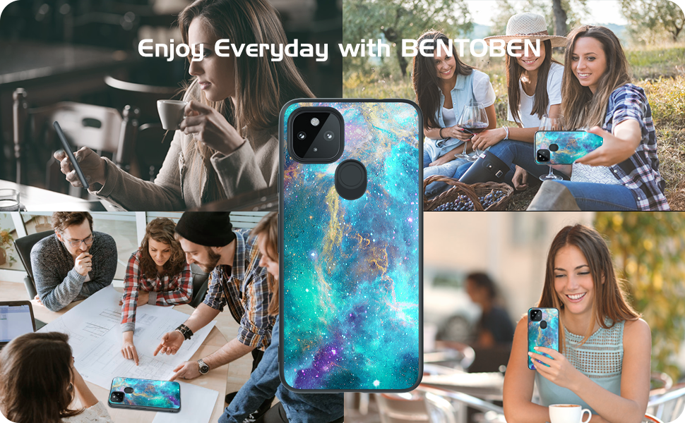 Amazon.com: BENTOBEN for Pixel 5 Case, Google Pixel 5 Case, Slim Glow in The Dark Hybrid Hard PC ...