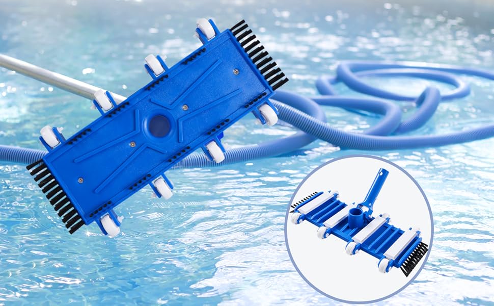 Amazon.com : Yufafa Heavy Duty Pool Vacuum Head with Side & Bottom ...