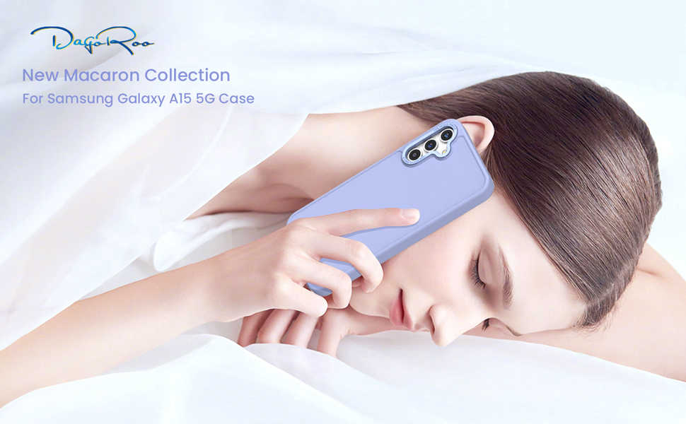 Amazon.com: DagoRoo for Samsung Galaxy A15 5G Case+Tempered Glass Screen Protector,[Military ...