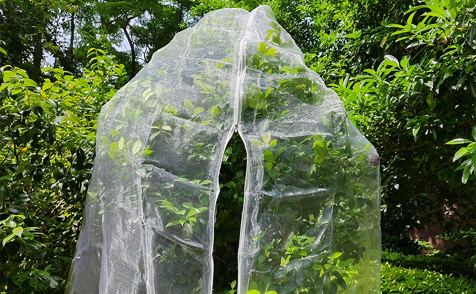 Amazon.com : Fruit Tree Netting with Zipper & Drawstring – 1 Pack 7.9x7.9 ft Bird & Cicada ...