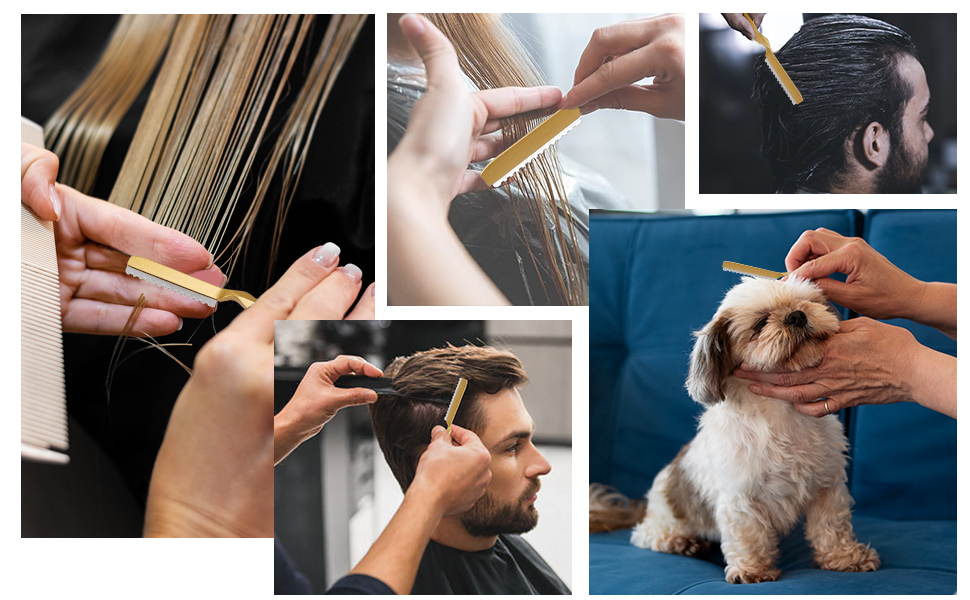 Amazon.com : Hair Styling Thinning Texturizing Cutting Razor, 11 Pieces ...