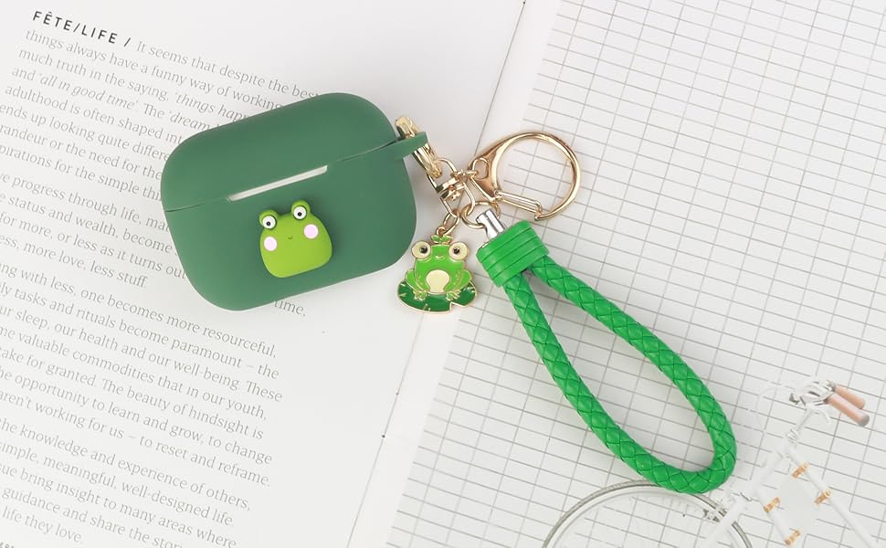 Amazon.com: Wonhibo for Airpods Pro 2 Case, Cute Silicone Cover for Airpod Pro 2nd with Keychain ...