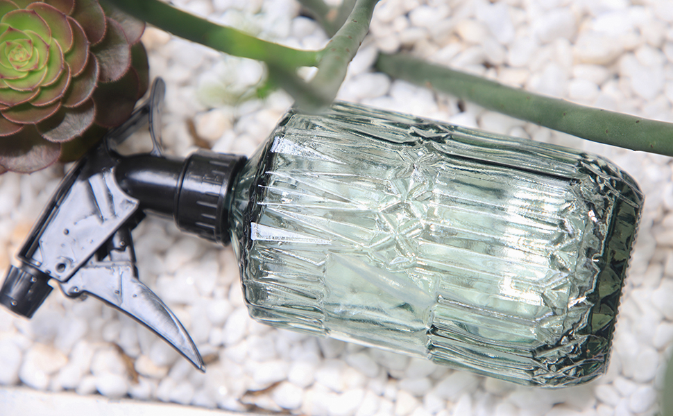 Amazon.com : OFFIDIX Fine Mist Plant Mister,Handheld Pressure Glass Spray Bottles,0.43L/15.17oz ...