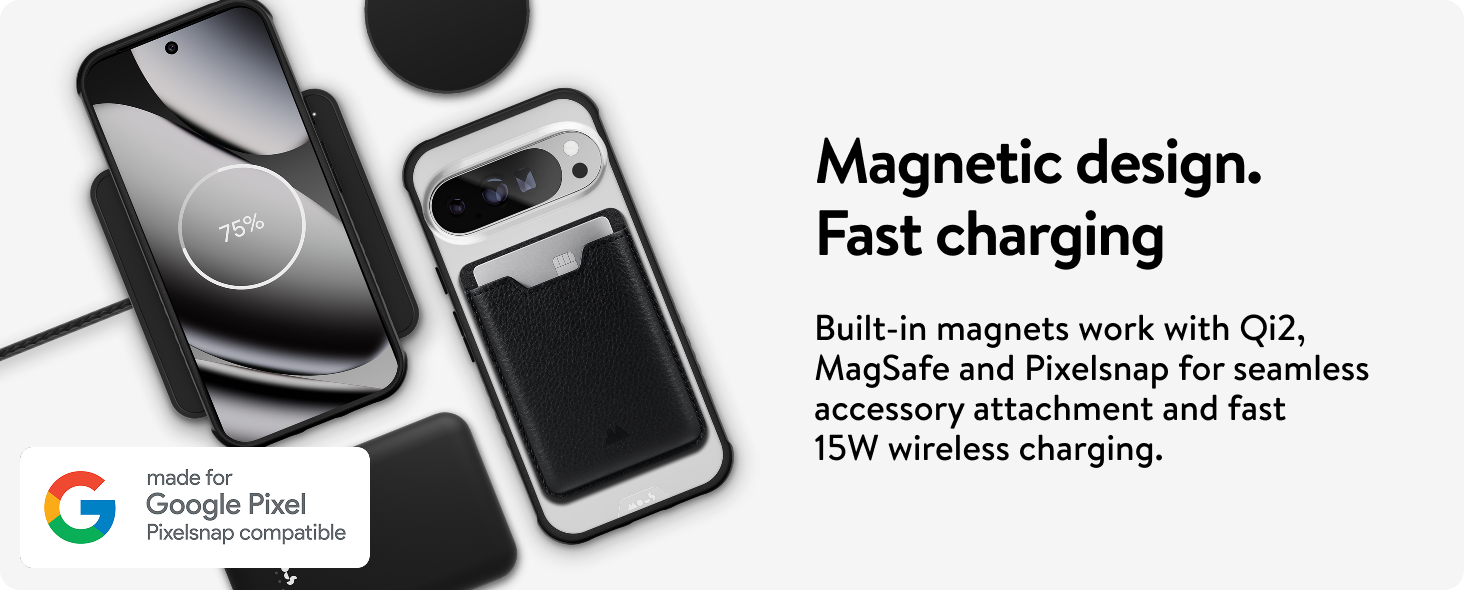 Amazon.com: Mous Clear Case for Google Pixel 10 Pro XL (2025), Compatible with Qi2 MagSafe and ...