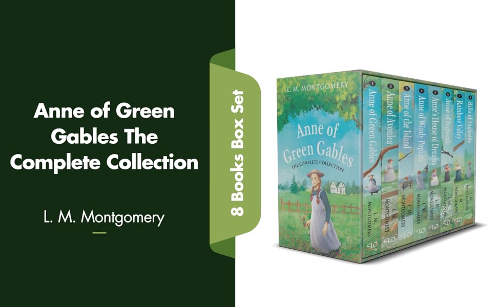 Anne of Green Gables The Complete Collection 8 Books Box Set by L. M ...