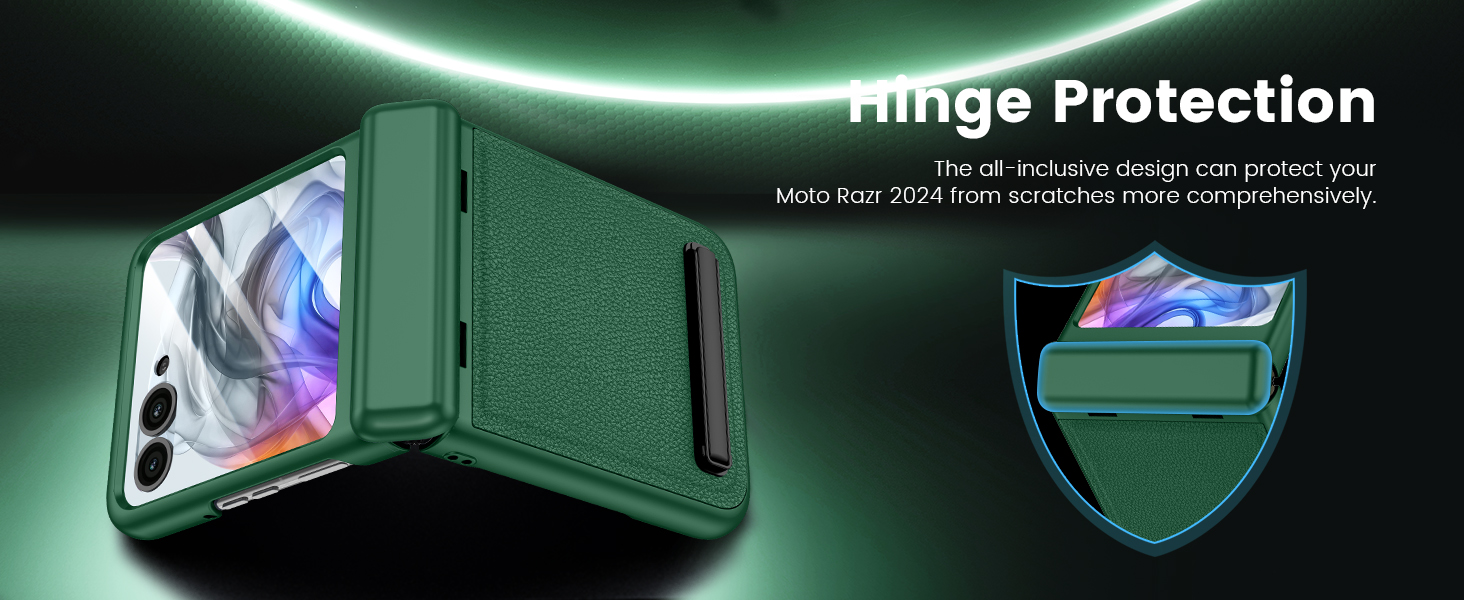 Amazon.com: VEGO for Motorola Razr 2024 Case with Hinge Protection [Not fit Razr Plus 2024 ...