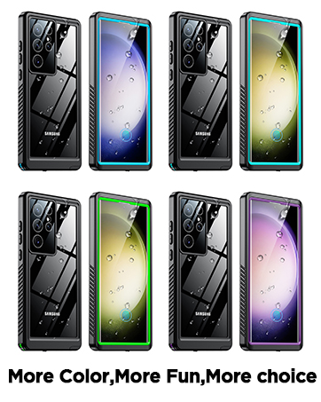Amazon.com: SPIDERCASE Designed for Samsung Galaxy S23 Ultra Case Waterproof,Built-in Screen ...