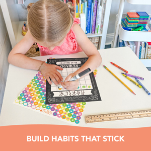 Amazon.com : Sticker Chart for Kids Behavior at Home & Classroom - 25 ...