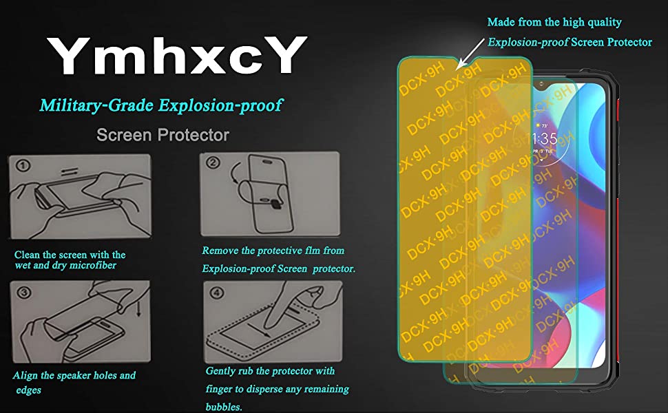 Amazon.com: YmhxcY Galaxy S20 FE Case with Military-Grade Explosion-Proof Screen Protector【2 ...