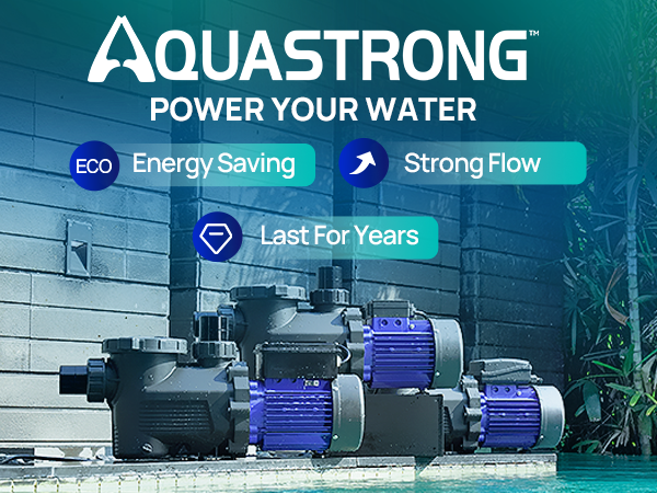 Mua AQUASTRONG 1 HP In/Above Ground Pool Pump with Timer, 220V, 6100GPH, High Flow, Powerful ...