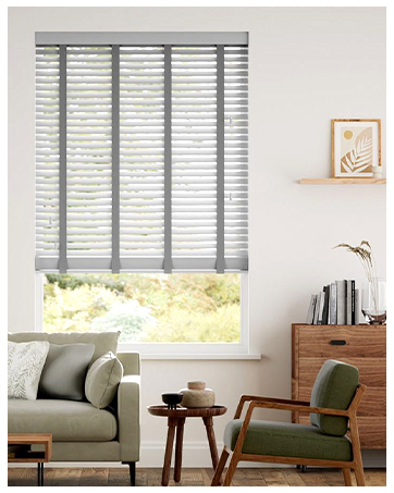 Amazon.com: HIAPES Cordless 2 Inch Faux Wood Blinds for Indoor Windows ...