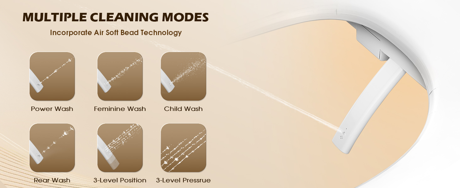 iliD Smart Max Bidet Toilet Seat, Electric Elongated Ecoseat with Four Cleaning Modes, Auto Open ...