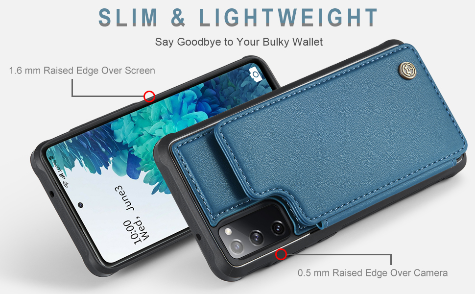 Amazon.com: Vinich for Samsung Galaxy S20 FE Wallet Case with Card Holder, RFID Blocking Credit ...