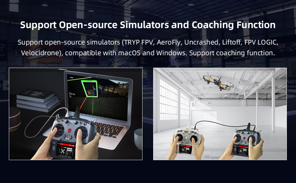 Amazon.com: Radiolink T16D 16CH 2.4G RC Transmitter and R16F Receiver ...